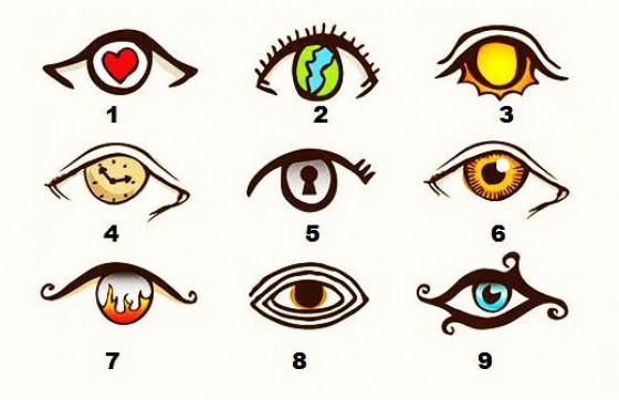 Izaberite crtež oka koji vas najviše privlači i pročitajte kakva ste ...