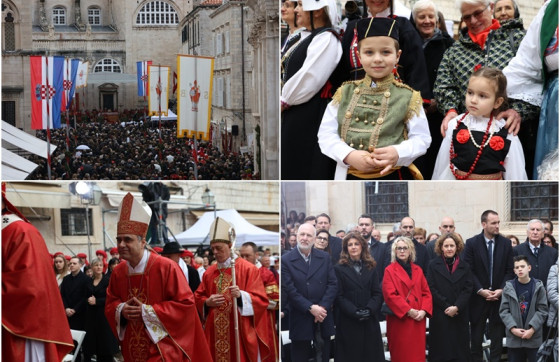 Svečano u Gradu: Donosimo fotogaleriju s mise pred Katedralom - Dubrovački dnevnik