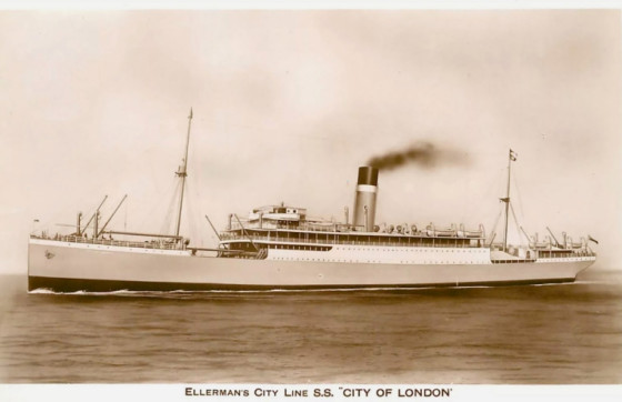 PAROBROD "CITY OF LONDON" Dubrovnik je posjetio samo jednom, i to ’30 ...