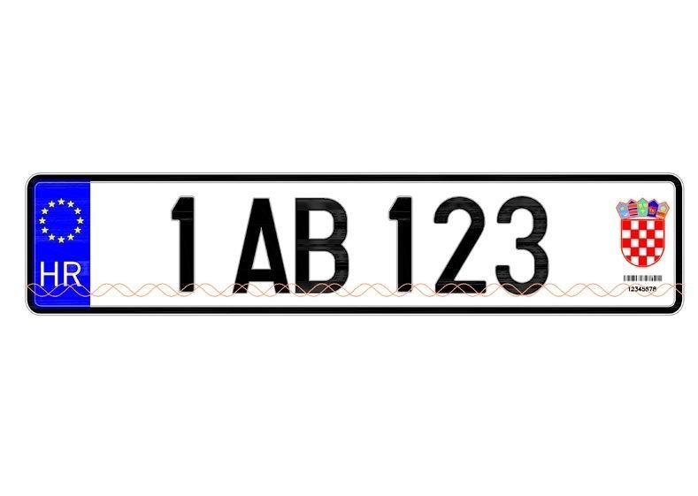 Pogledajte kako će izgledati nove registarske tablice, šaljite svoje ...