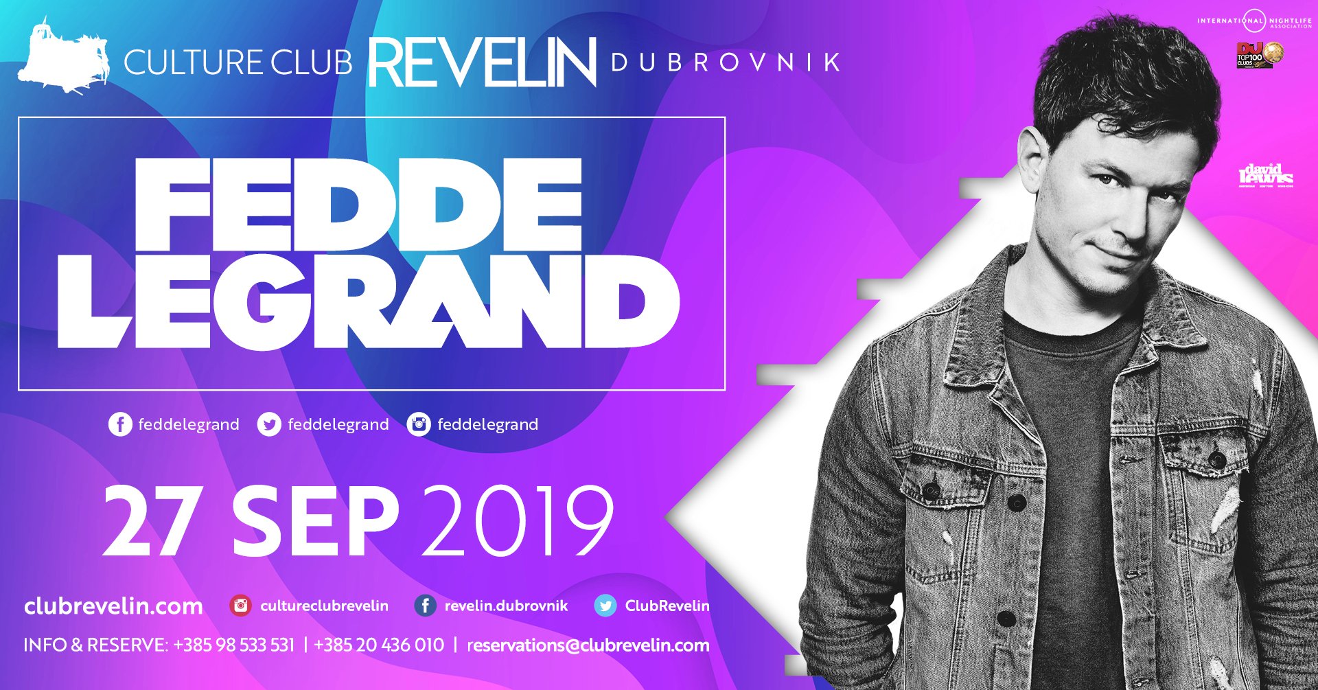 U REVELINU ŠPICA SEZONE U RUJNU Technasia, Franky Rizardo, Mark Knight ...