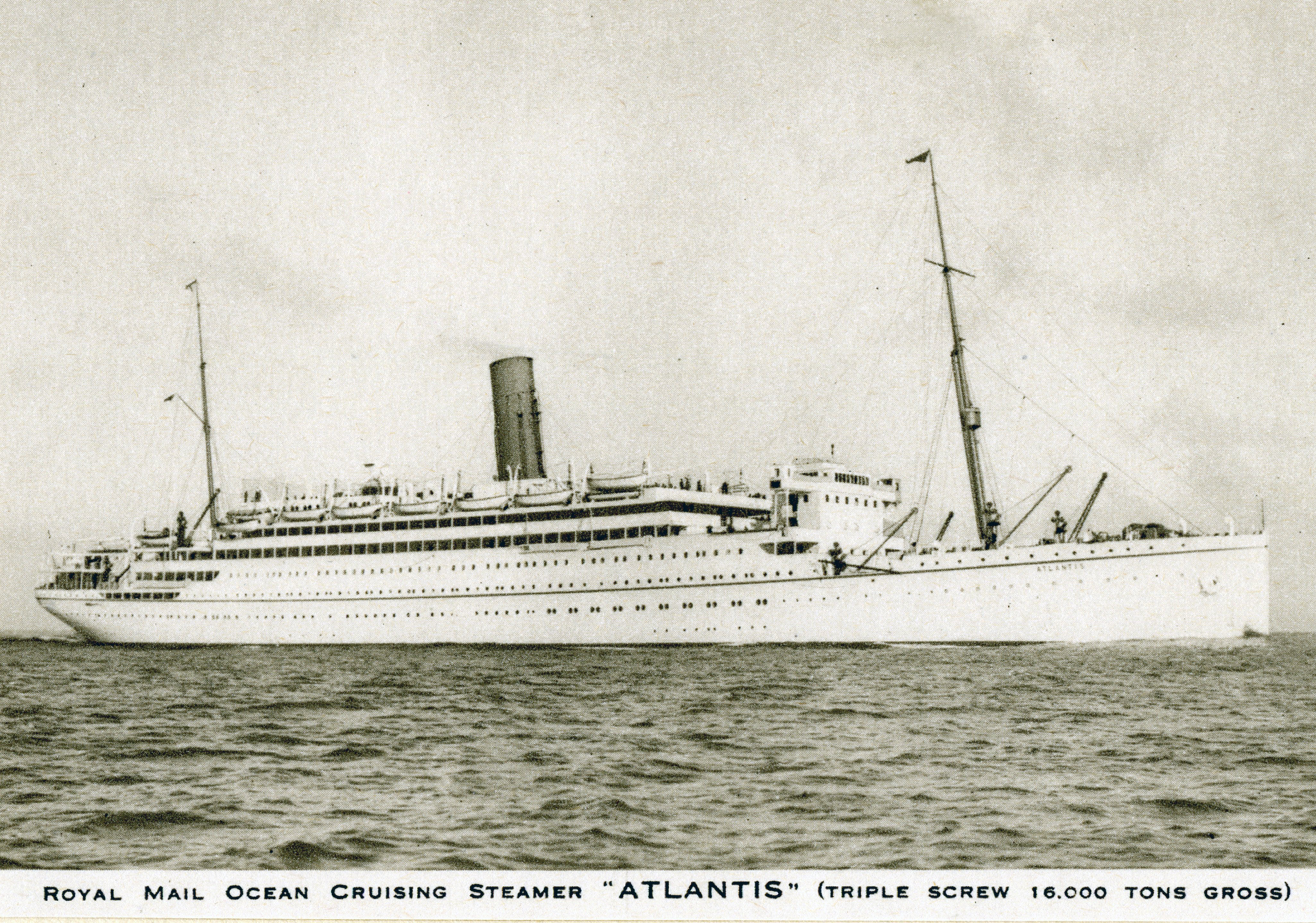 RMS "ATLANTIS" Bio je ratni brod, luksuzni kruzer, bolnica, a prevozio ...