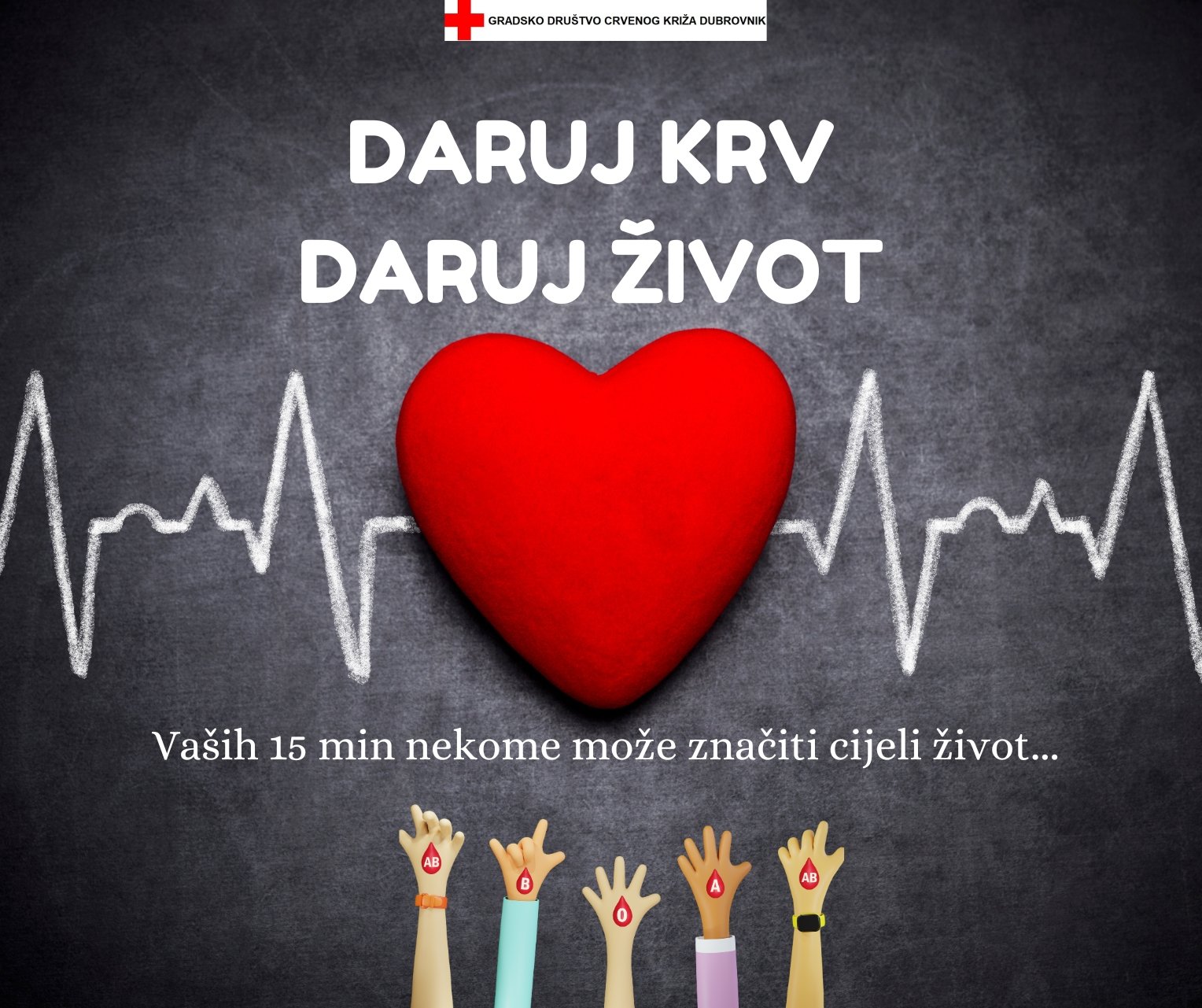 Akcija darivanja krvi u ponedjeljak, posebno pozvani darivatelji A+ i A- krvne grupe ...